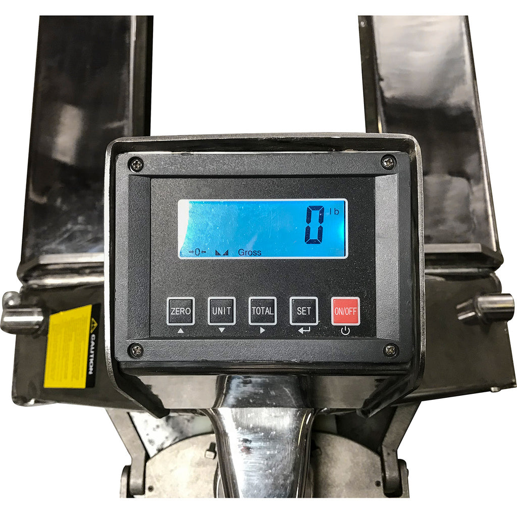 Stainless Steel Pallet Jack Scale 3,300 lbs – Floor Scales | Bench ...