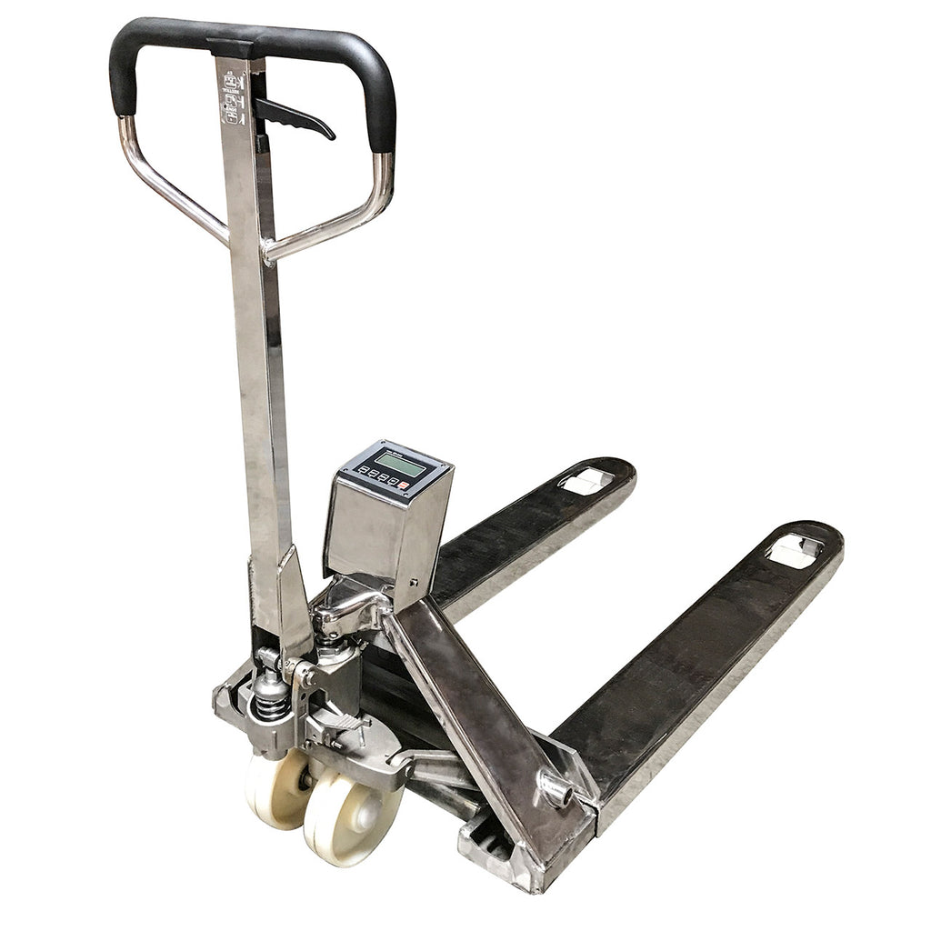 Stainless Steel Pallet Jack Scale 3,300 lbs – Floor Scales | Bench ...
